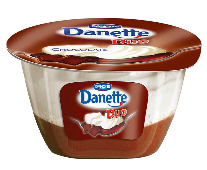 Детски крем Danette duo шоколад 115 г