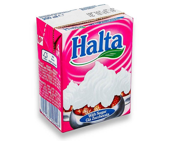 Сладкарски Крем Halta UHT 200 мл