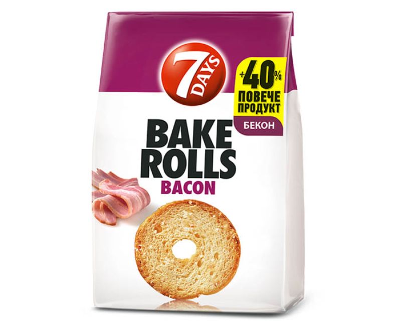 Bake Rolls 7 days с бекон 112 г
