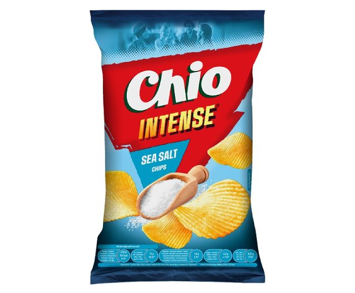 Чипс с морска сол Chio Intense 140гр