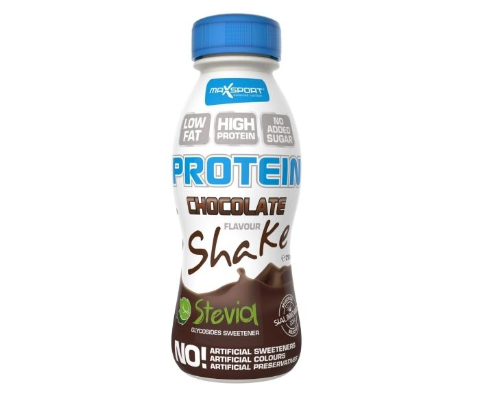 Протеинов Млечен Шейк MaxSport Шоколад със Стевия 310 мл