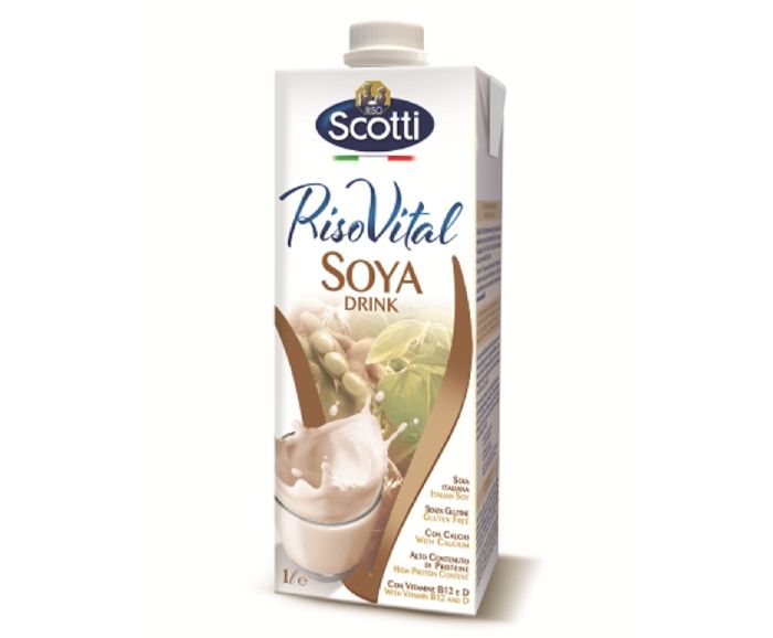 Соева Веган Напитка с Калций и Витамини Без Глутен Scotti Riso Vital 1 л