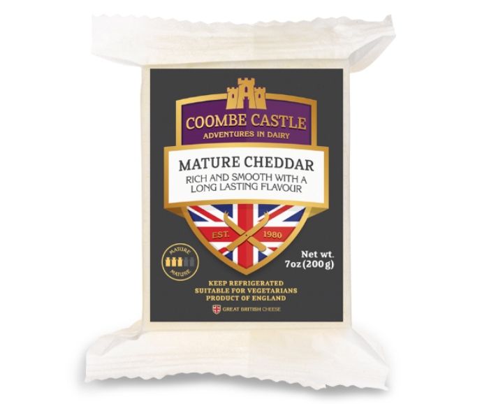 Сирене Английски Чедър Mature Coombe Castle 200 г