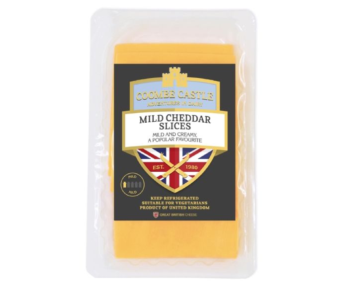 Сирене Английски Чедър Mild Coombe Castle Слайс 100 г