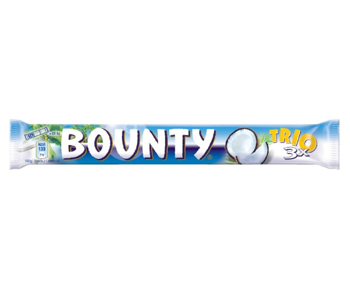 Шоколадов десерт Bounty Trio 85гр