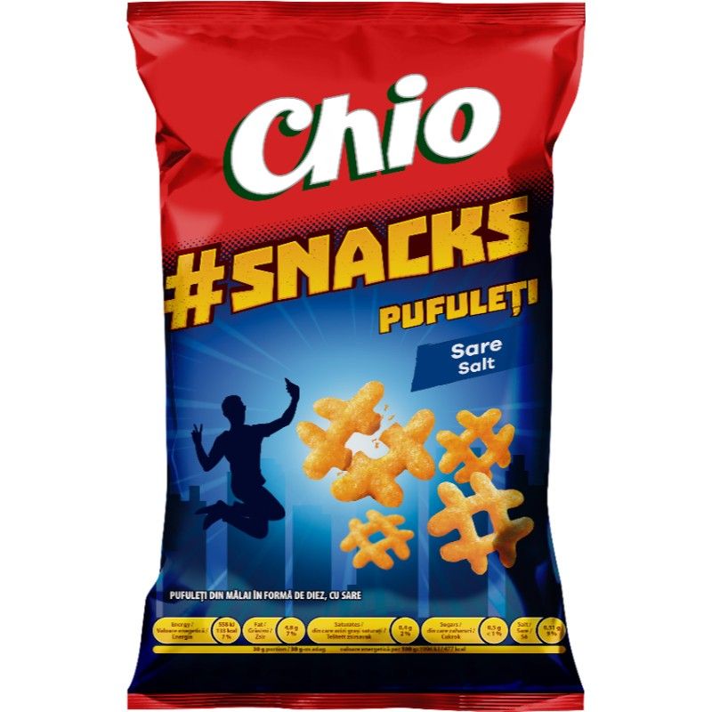 Снакс Chio Hashtag със Сол 80 г