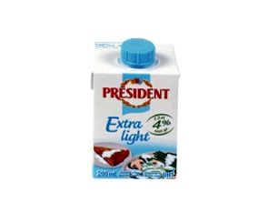 Заквасена сметана President Light 200 г